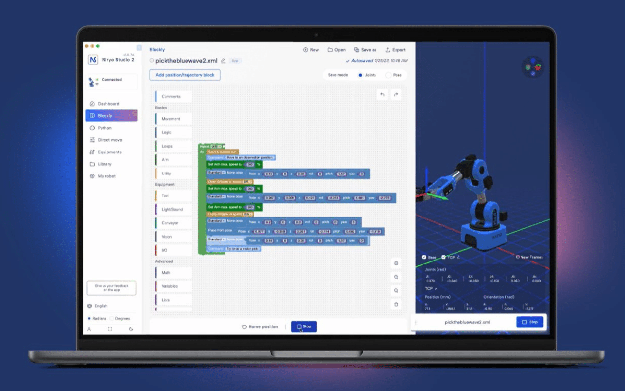 With Its New Software, Niryo Promises to Make Cobotics Accessible - DirectIndustry e-Magazine
